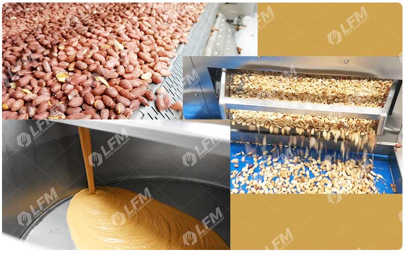 Processus De Fabrication Du Beurre D'Arachide En Usine